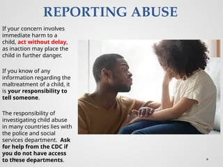 REPORTING AN ABUSE OF CHILDREN IN COMMUNITIES.pptx