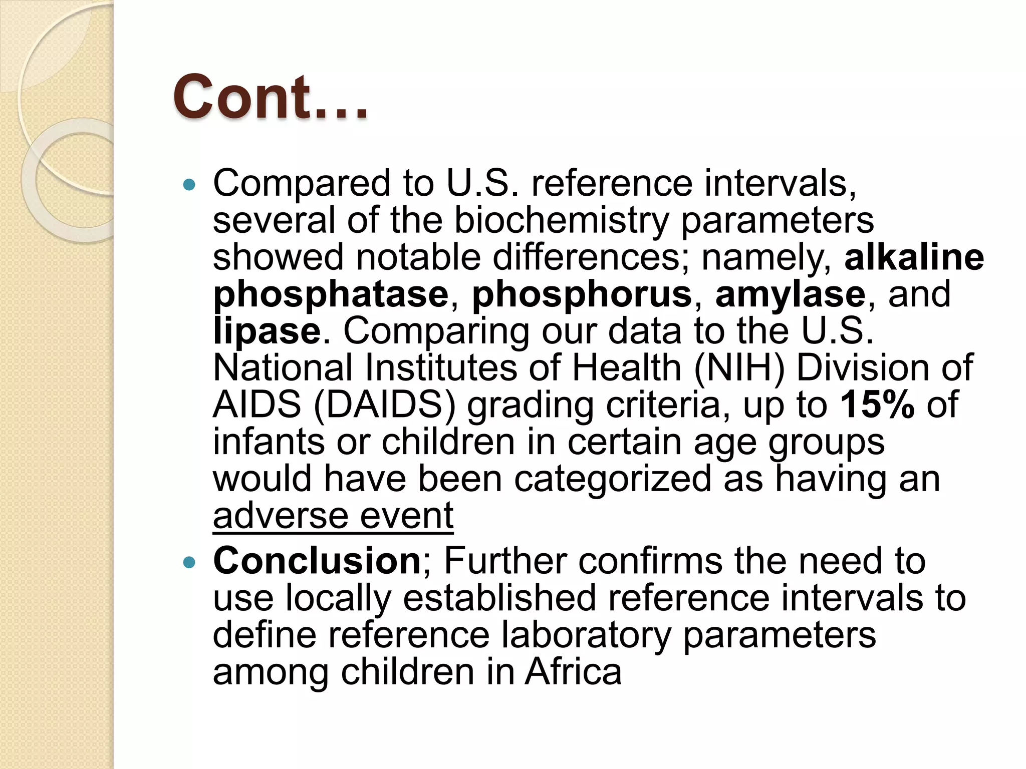 Reporting and interpretation of laboratory results | PPTX
