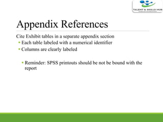 Reporting and Presenting Research Findings | PPT