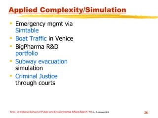Reporting Complexity (with Complexity) | PPT