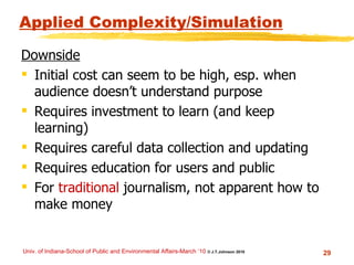 Reporting Complexity (with Complexity) | PPT