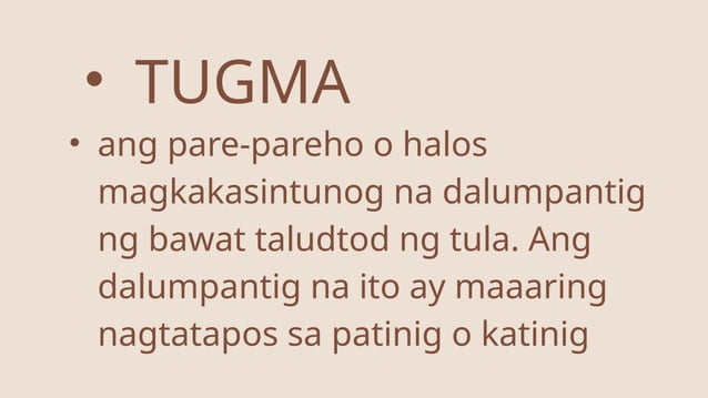TUGMA for Filipino Subject Powerpoint by | PPT