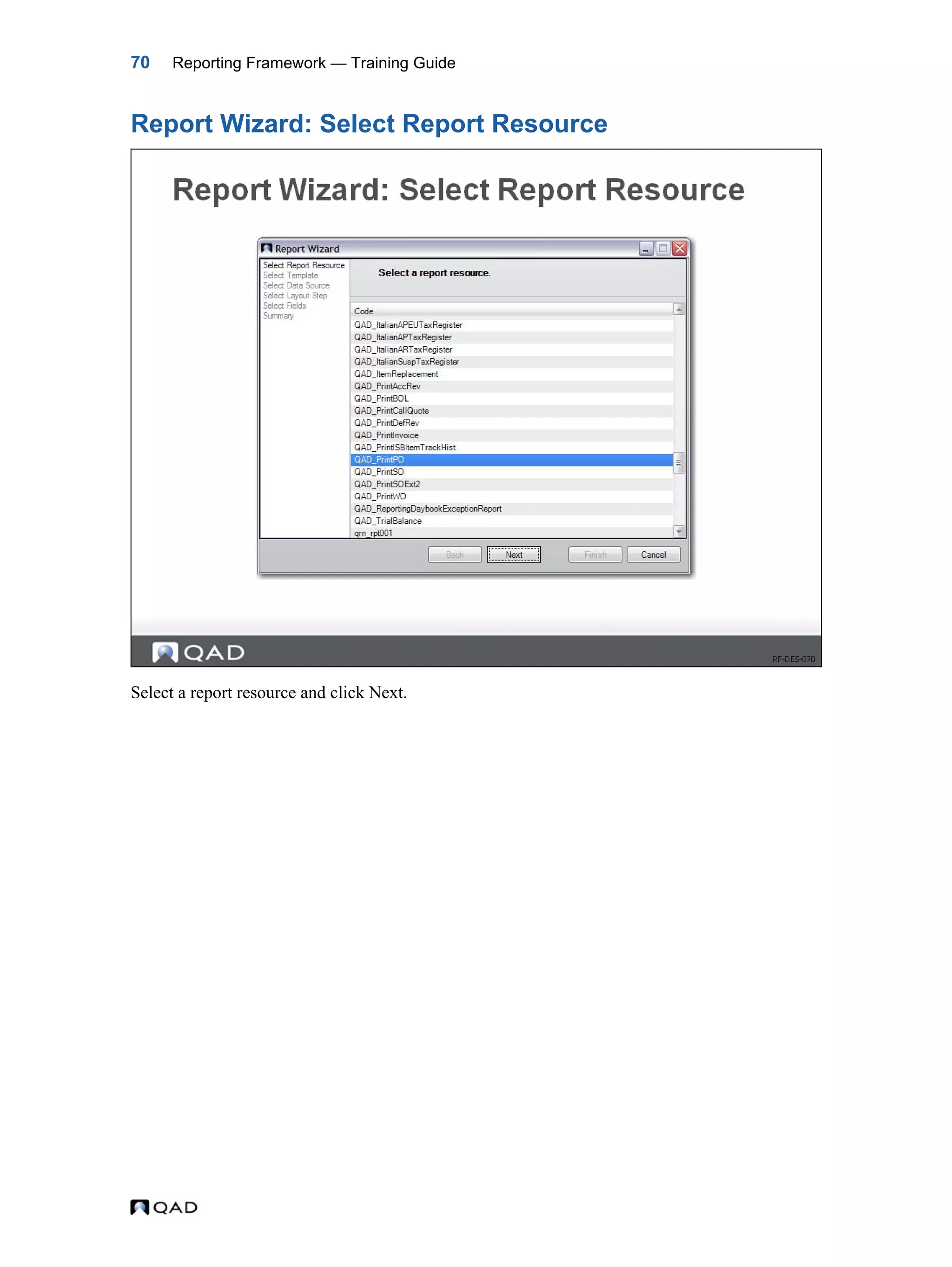 MFG/PRO QAD Reporting Framework Document Guide | PDF