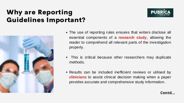 Reporting guidelines – manuscript writing in medical research – pubrica ...