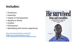 Journalism: Understanding Human Interest Stories | PPTX