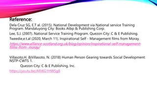 REPORTING IN CWTS SELF AWARENESS AND VAL.ED.pptx