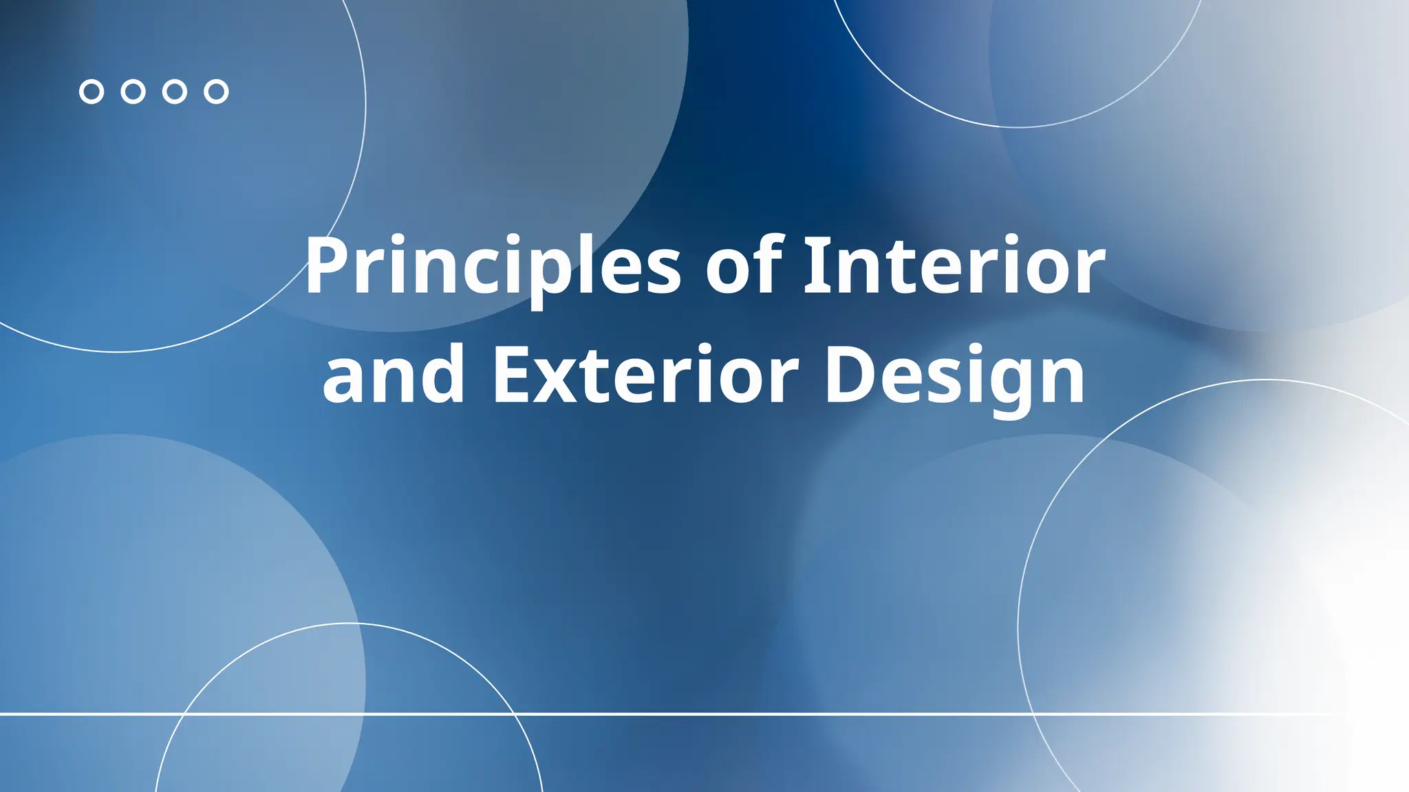 Principles of Interior and Exterior Design | PPTX