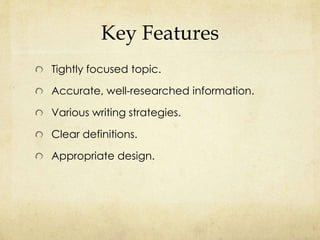 Reporting Information | PPTX