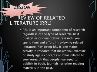 REPORTING IN PRACTICAL RESEARCH | PPTX | Educational Assessment | Education