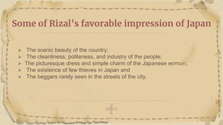 Rizal In Japan and Romance with O-sei-san | PPTX