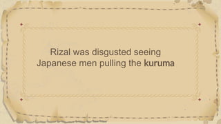Rizal In Japan and Romance with O-sei-san | PPTX