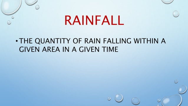Earth's global rainfall distribution | PPTX | Weather | Science