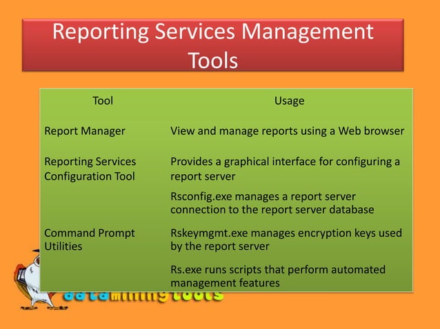 MS Sql Server: Reporting introduction | PPTX
