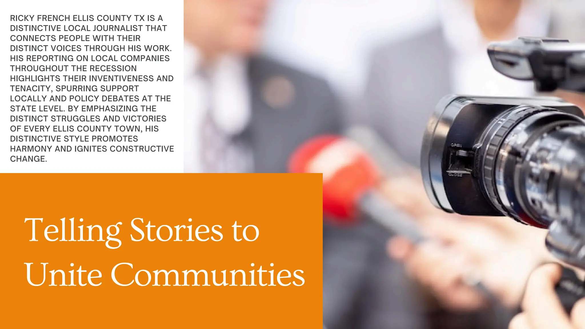 How Local Journalism Is Improved by Ricky French Ellis County Tx | PDF