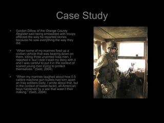 Reporting on War | PPT