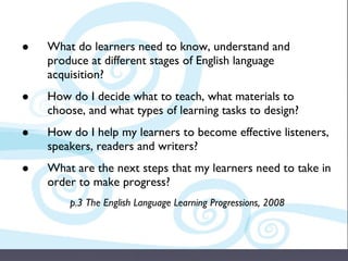 Reporting progress and achievement for English Language Learners | PPT ...
