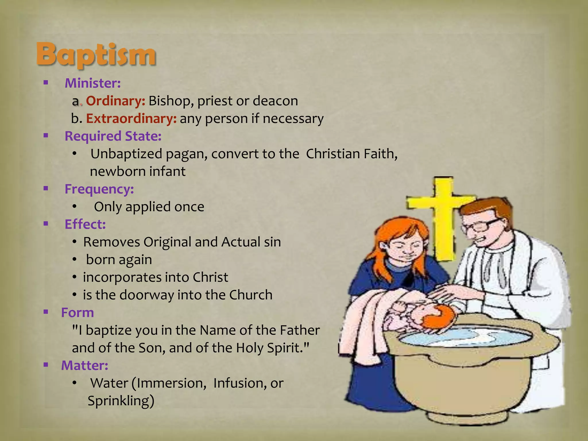 The Seven Sacraments | PPTX