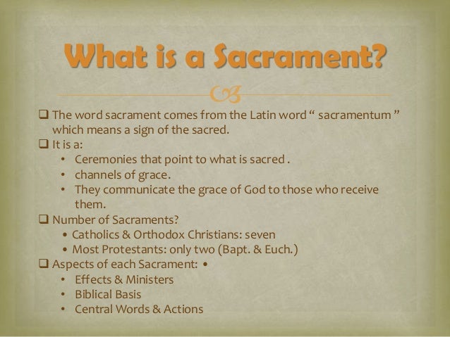 Sacraments In The Bible | Are the 7 sacraments mentioned in the Bible ...