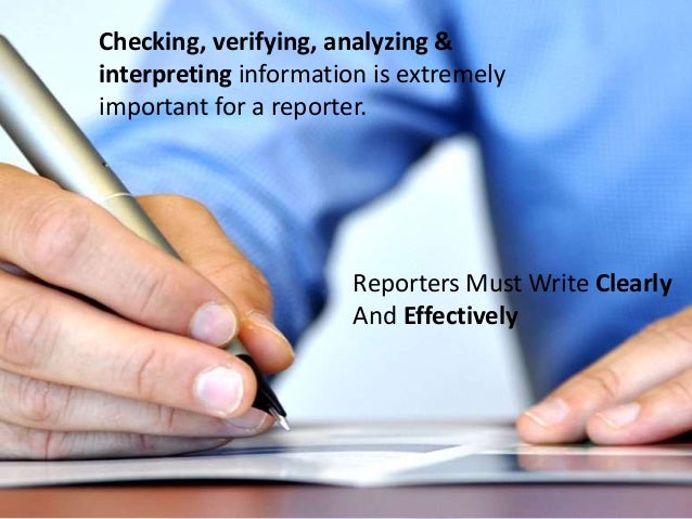 Reporting Skills