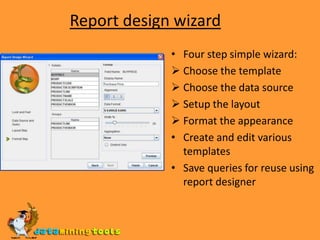 Pentaho: Reporting Solution Development | PPTX