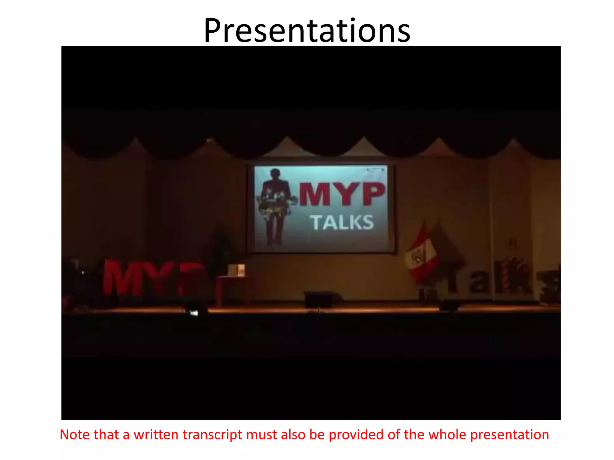 Reporting stage without video | PPT