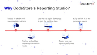 Reporting Studio - CodeStore Technologies | PPT