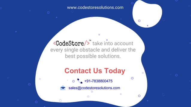 Reporting Studio - CodeStore Technologies | PPT