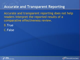 Reporting the Review Quiz | PPT