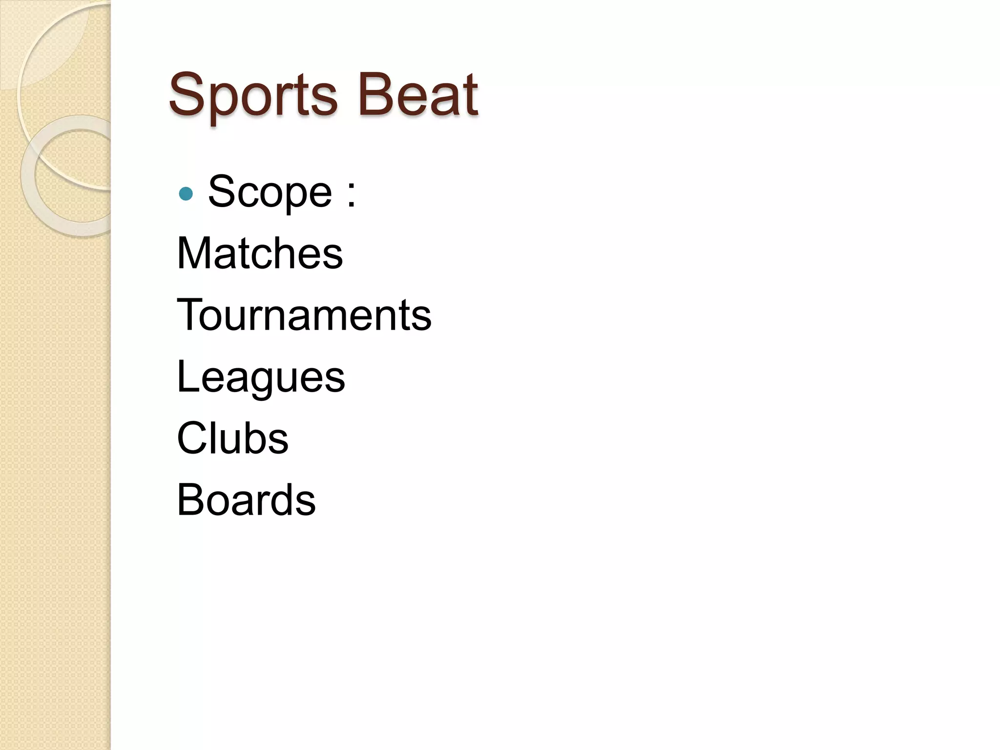 Reporting types of beat unit 3 | PPTX