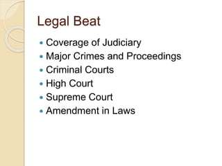 Reporting types of beat unit 3 | PPTX