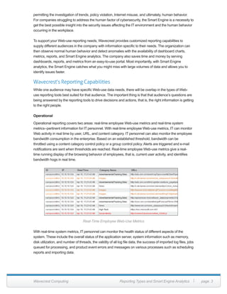 Reporting Types and Smart Engine Analytics | PDF