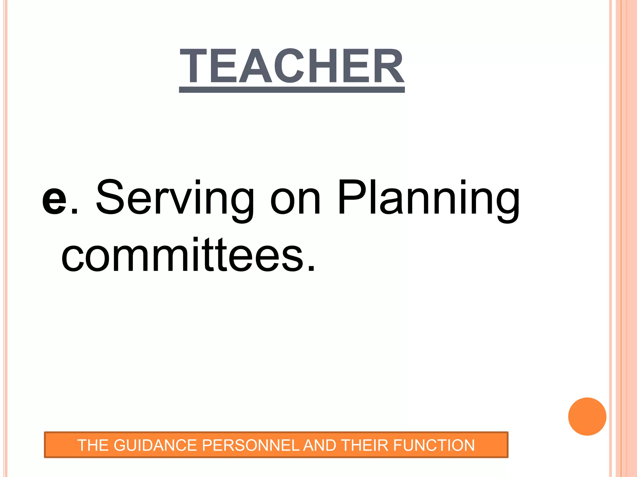 GUIDANCE PERSONNEL AND THEIR FUNCTION | PPTX