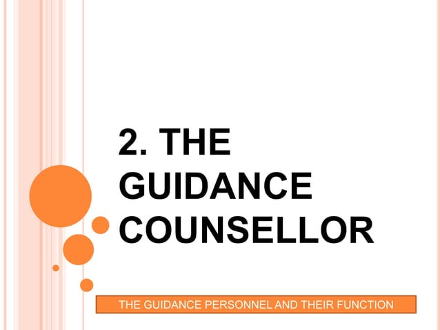 GUIDANCE PERSONNEL AND THEIR FUNCTION | PPTX | Professional School ...