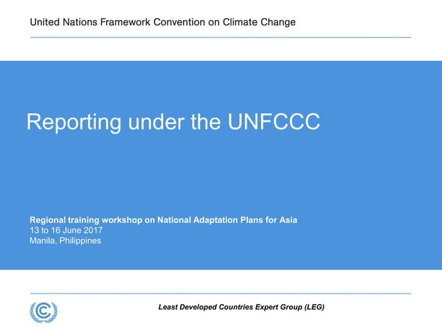 Reporting under the UNFCCC | PPT