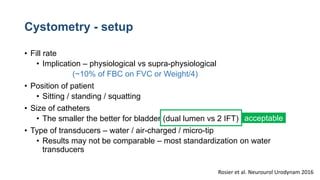Reporting urodynamics | PPTX