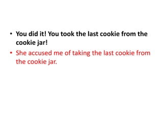 Reporting verbs | PPT