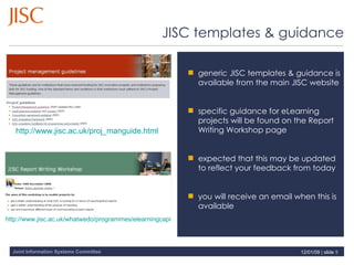 Reporting Workshop 10.12.08 B | PPT