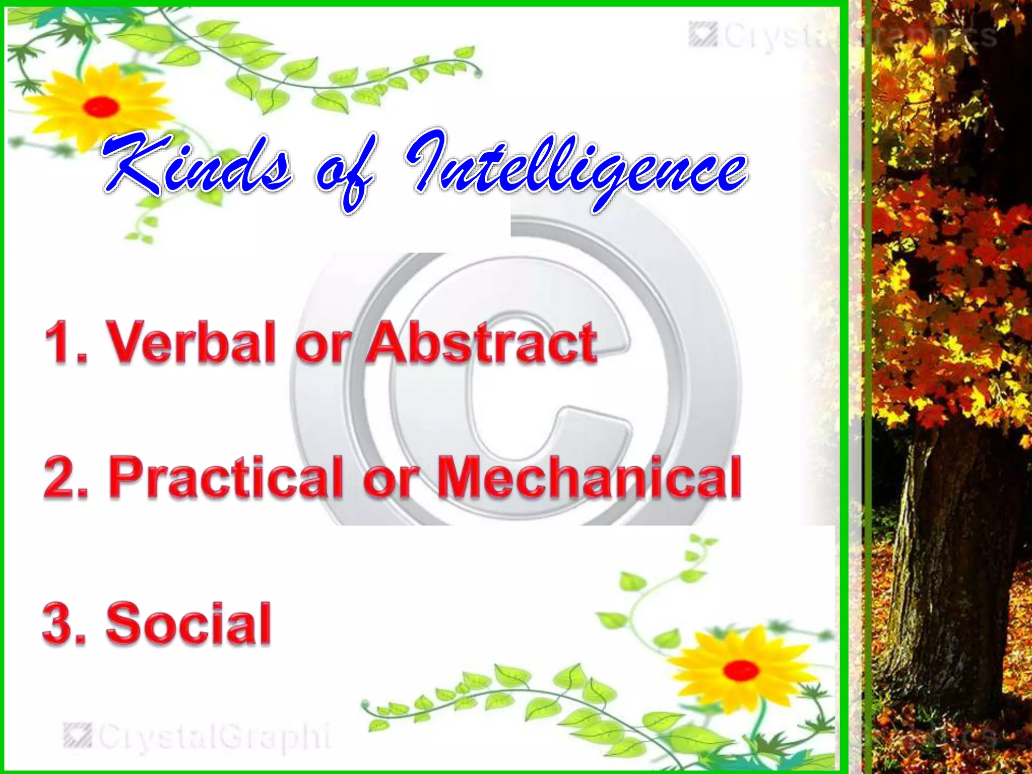 The Effects of Intellectual Traits on Personality (Humanities 102) | PPTX