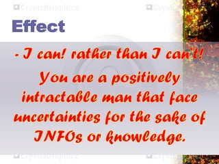 The Effects of Intellectual Traits on Personality (Humanities 102) | PPTX