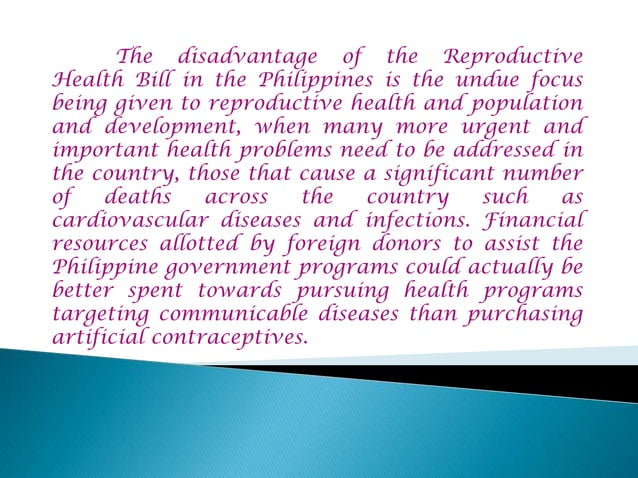RH Bill summary by Rochelle | PPTX