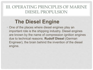 The Marine Diesel Engine Everything | PPTX