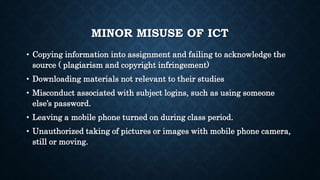 SAFETY ISSUES ON THE USE OF ICT INCLUDING E-SAFETY RULES | PPTX