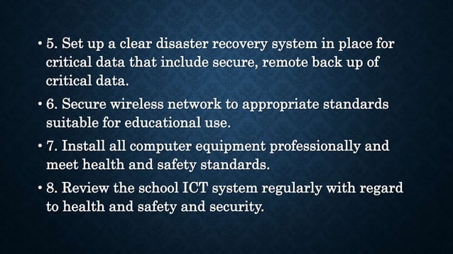 SAFETY ISSUES ON THE USE OF ICT INCLUDING E-SAFETY RULES | PPTX ...