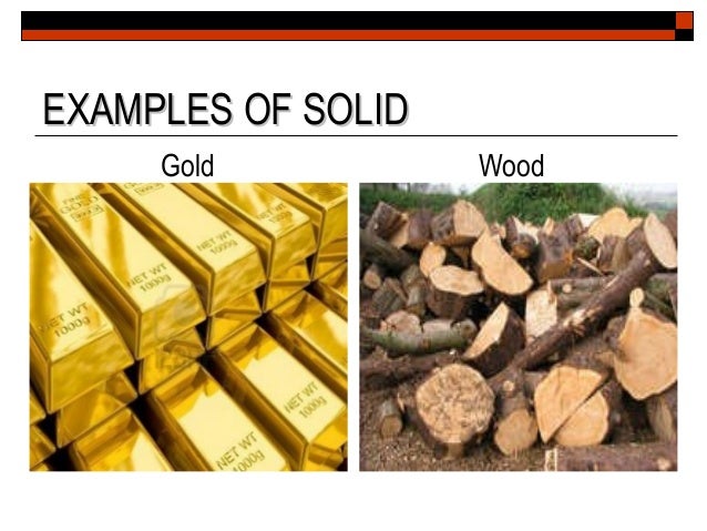 Examples Of Solids
