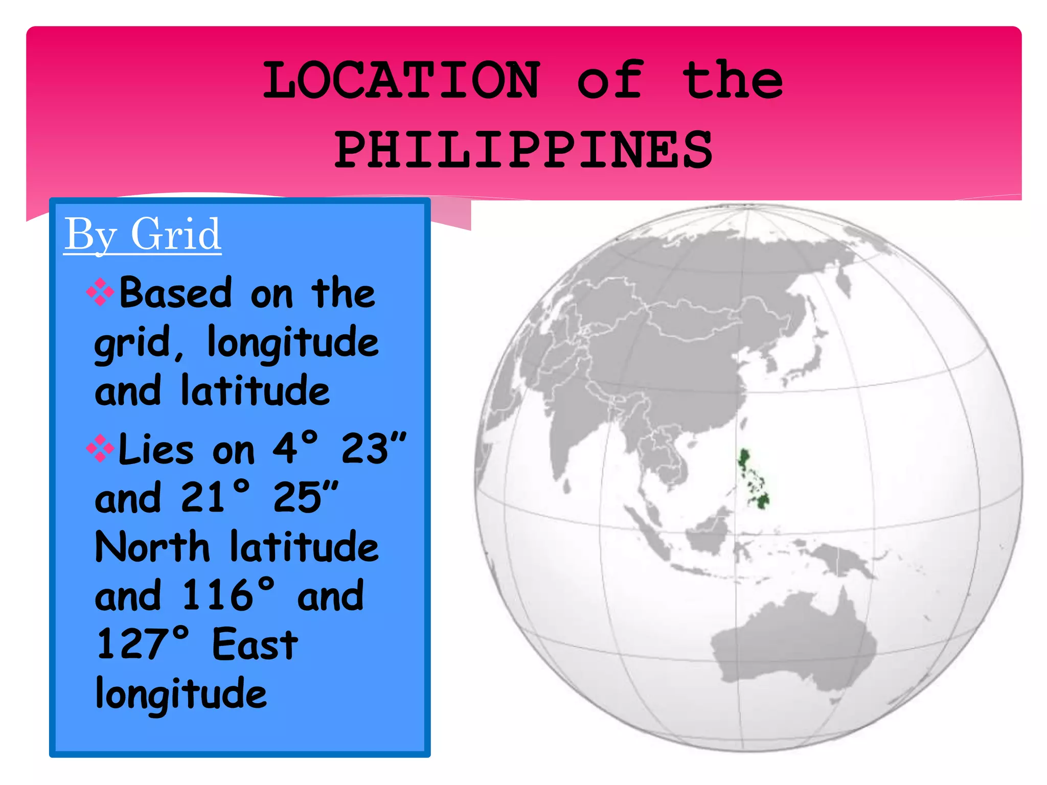 Physical Environment of the Philippines by Jannah S. Salazar | PPTX