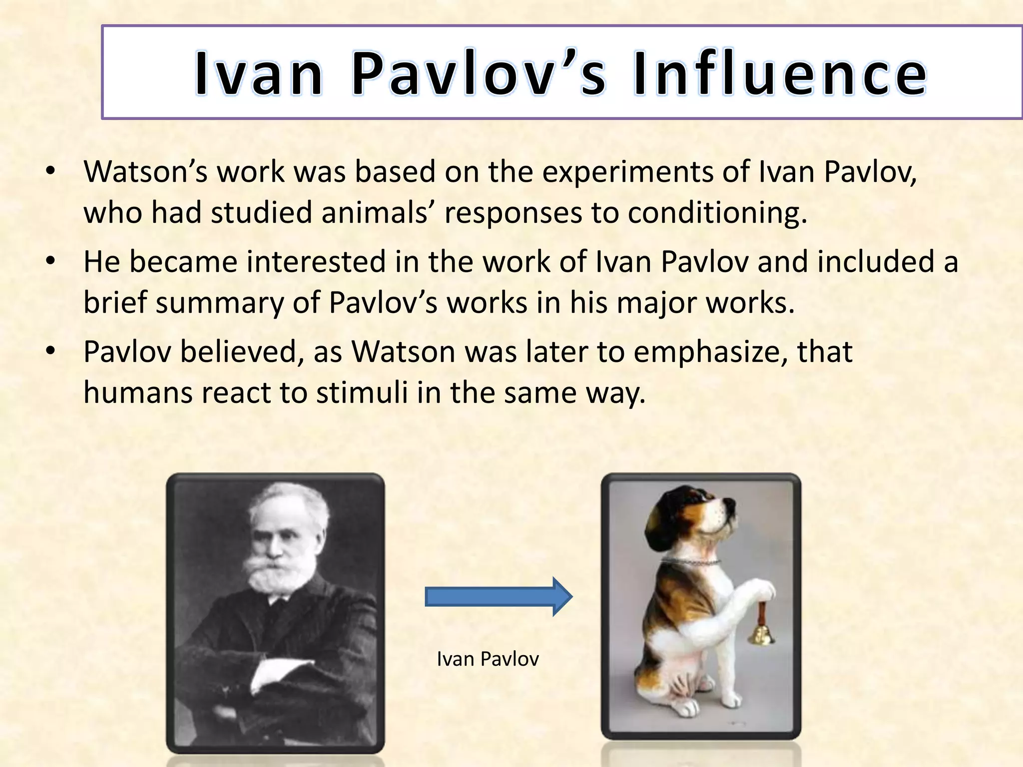 Behaviorism in philosophy of education | PPTX