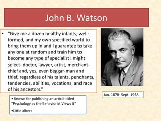 Behaviorism in philosophy of education | PPTX