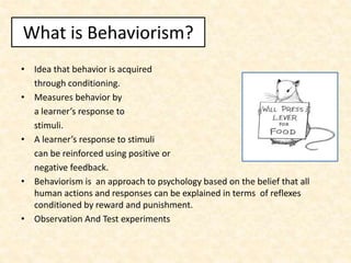 Behaviorism