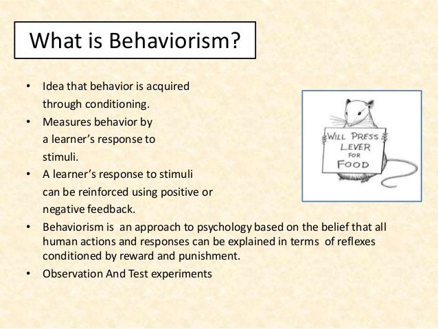 Behaviorism In Education