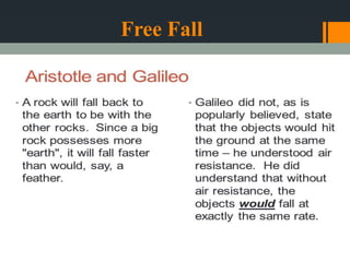 Physical Science about Aristotle Vs. Galileo | PPTX